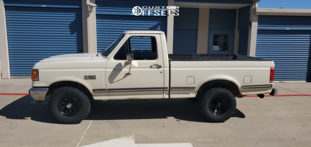 1987 Ford F-150 with 15x7 0 Black Rock Type D and 31/10.5R15 BFGoodrich ...