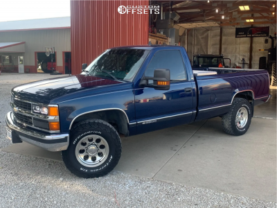 1998 Chevrolet C2500 with 16x8 -5 Alloy Ion 171 and 31/10.5R16 ...