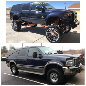2002 Ford Excursion with 26x14 -81 ARKON OFF-ROAD Caesar and 38/15.5R26 ...