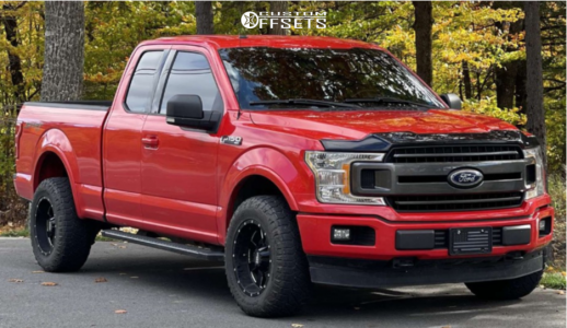 2018 Ford F-150 with 18x10 -12 Moto Metal Mo962 and 275/65R18 Nitto ...