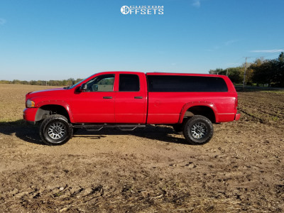 2003 Dodge Ram 2500 with 19x9 18 Vision Nemesis and 325/65R19 Nitto ...