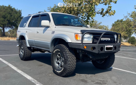 1996 Toyota 4Runner Wheel Offset Slightly Aggressive Suspension Lift 3 ...