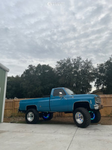 1978 Chevrolet K20 with 20x12 -73 American Force Big Ten Ss and 38/15 ...