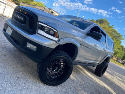 2012 Ram 1500 Wheel Offset Super Aggressive 3"-5" Suspension Lift 7 ...