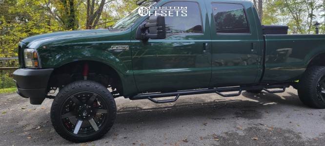 2001 Ford F-250 Super Duty with 22x12 -44 4Play 4p60 and 33/12.5R22 ...