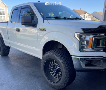 2018 Ford F-150 with 20x10 -25 Hardrock Overdrive and 35/12.5R20 ...