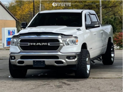 2021 Ram 1500 with 20x12 -57 Vision Spyder and 33/12.5R20 Renegade ...