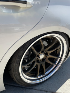 2019 INFINITI Q50 with 19x9.5 22 Work Wheel Model and 245/35R19 Federal ...