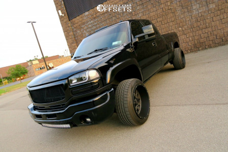 2004 GMC Sierra 2500 HD with 20x12 -51 Vision Rocker and 275/45R20 ...