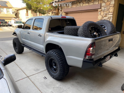 2012 Toyota Tacoma with 17x8.5 0 Vision Manx and 315/11.5R17 Mickey ...