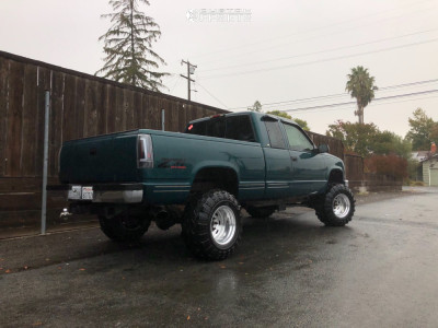1997 Chevrolet K1500 with 16.5x12 -51 Weld Racing Typhoon and 33/15 ...