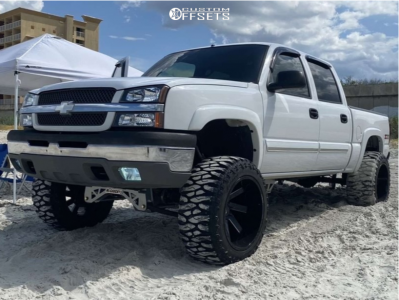 2005 Chevrolet Silverado 1500 Wheel Offset Super Aggressive 3"-5 ...
