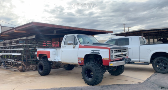 1982 Chevrolet K20 with 15x14 -88 Bart Wheels Super Trucker and 35/16 ...