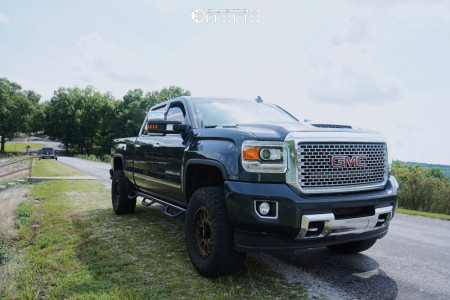 2017 GMC Sierra 2500 HD with 18x9 18 Method Mr305 and 35/12.5R18 Nitto ...