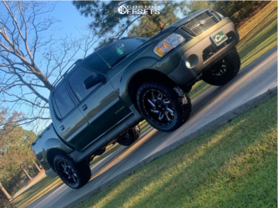 2002 Ford Explorer Sport with 20x9 10 Vision Spyder and 275/55R20 Nitto ...