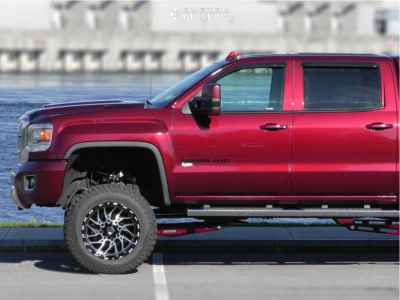 2017 GMC Sierra 2500 HD with 20x12 -44 TIS 544MB and 35/12.5R20 AMP ...