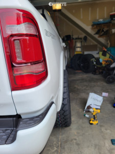 2021 Ram 1500 with 20x10 -18 Fuel Rebel and 33/12.5R20 General Atx and ...