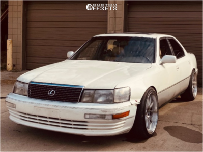 1990 Lexus LS400 with 18x9.5 22 Aodhan Ds07 and 245/35R18 Firestone and ...