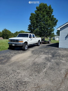 1997 Ford F-350 with 20x10 -38 Vision Rockers and 33/12.5R20 Kenda ...