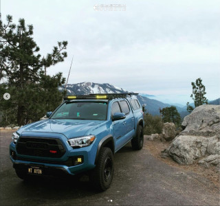 2019 Toyota Tacoma with 17x8.5 0 Method Con6 and 265/70R17 Falken ...