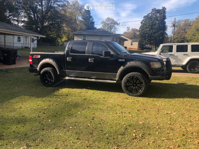 2007 Ford F-150 with 22x12 -44 Wicked Offroad W908 and 33/12.5R22 ...
