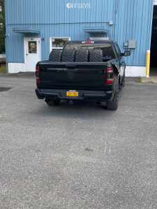 2019 Ram 1500 with 22x10 -19 Vision Rocker 412 and 33/12.5R22 Venom ...