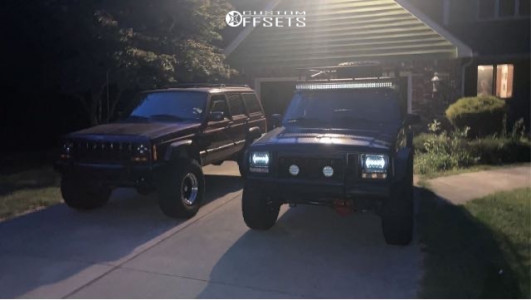 2001 Jeep Cherokee with 15x9 0 Zinik Wheel Model and 31/10.5R15 ...