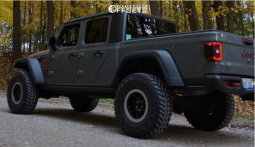 2021 Jeep Gladiator with 17x8.5 25 AEV Borah and 37/12.5R17 Nitto Trail ...