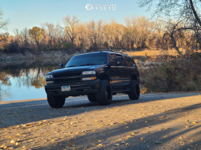 2003 Chevrolet Suburban 1500 with 20x12 -44 Moto Metal Mo962 and 305 ...
