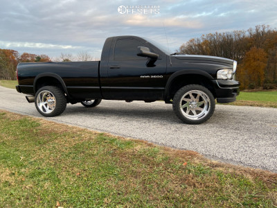 2004 Dodge Ram 2500 with 22x12 -40 American Force Jade Ss and 33/12 ...