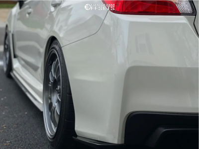 2021 Subaru WRX STI with 18x9 35 Kansei Corsa and 235/40R18 Falken ...