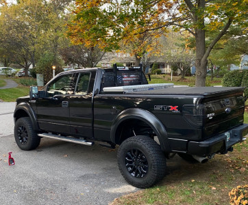 2013 Ford F-150 with 18x9 34 American Muscle Raptor G2 and 35/12.5R18 ...