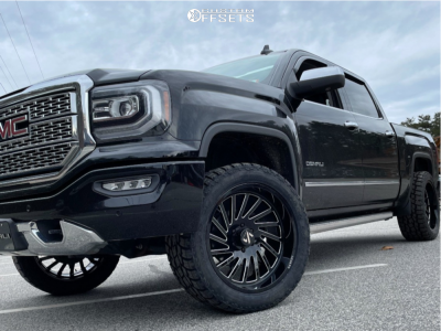 2017 GMC Sierra 1500 with 22x10 -25 ARKON OFF-ROAD Caesar and 33/12 ...