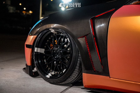 2004 INFINITI G35 with 19x11 15 Aodhan Ah02 and 235/45R19 Atlas Land ...