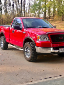 2005 Ford F-150 with 17x9 0 RBP 94r and 285/70R17 Federal Couragia M/t ...