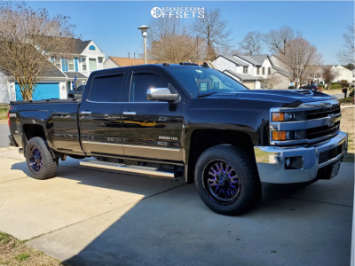 2019 Chevrolet Silverado 2500 HD with 20x10 -18 Fuel Stroke and 275 ...