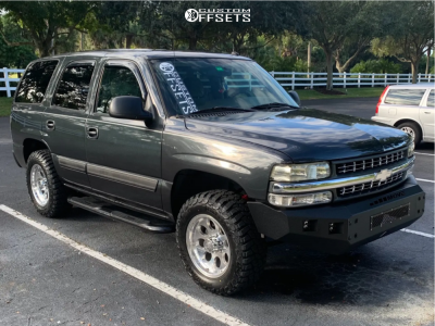 2005 Chevrolet Tahoe with 18x9 0 Alloy Ion 171 and 275/65R18 Landspider ...