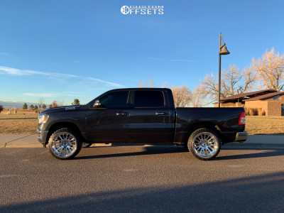 2019 Ram 1500 with 24x12 -44 KG1 Forged Victor and 33/12.5R24 Fury ...