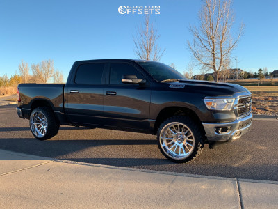 2019 Ram 1500 with 24x12 -44 KG1 Forged Victor and 33/12.5R24 Fury ...