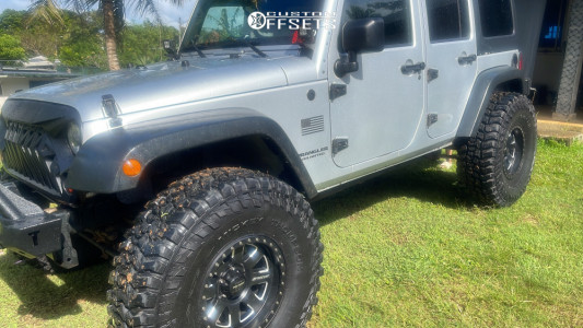 2012 Jeep Wrangler with 17x9 -6 Pro Comp Series 74 and 40/13.5R17 ...