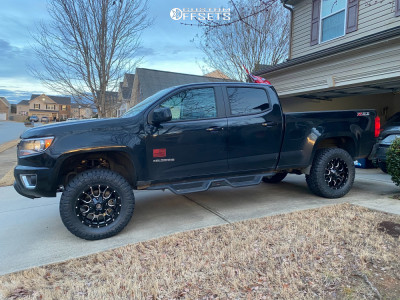 2016 Chevrolet Colorado with 18x9 18 Mayhem Warrior and 33/12.5R18 ...