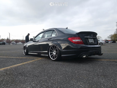 2014 Mercedes-Benz C300 with 19x9 35 Rohana Rc10 and 215/35R19 Nitto ...