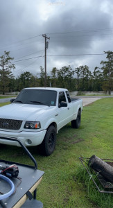 2003 Ford Ranger with 16.5x10 -24 Helo He875 and 31/10.5R16.5 Falken ...