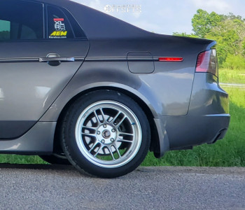 2008 Acura TL with 17x9 22 Enkei Rpf1 and 245/40R17 Continental ...