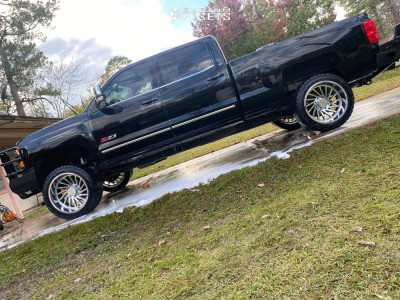 2016 Chevrolet Silverado 2500 HD Wheel Offset Aggressive > 1" Outside ...