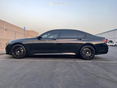 2020 BMW 750i XDrive with 20x9 35 Curva Cff50 and 245/40R20 Pirelli ...