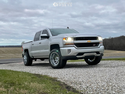 2017 Chevrolet Silverado 1500 with 20x12 -44 Gear Off-Road Ratio and ...