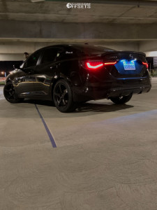 2020 Nissan Sentra with 18x8 40 Enkei Kojin and 225/45R18 Sentury Uhp ...