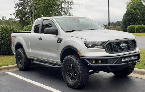 2019 Ford Ranger with 17x8.5 18 Motegi MR150 and 285/70R17 Pirelli ...