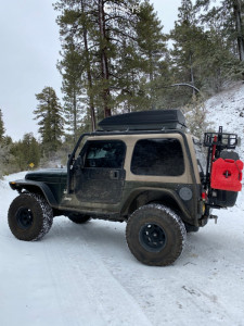 2004 Jeep TJ with 15x8.5 0 Pro Comp 69 and 35/12.5R15 BFGoodrich All ...